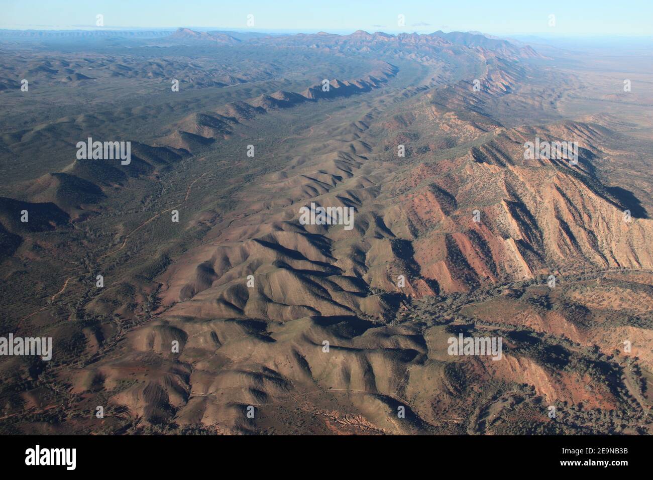 Aerial view of Flinders Ranges in South Australia Stock Photo - Alamy