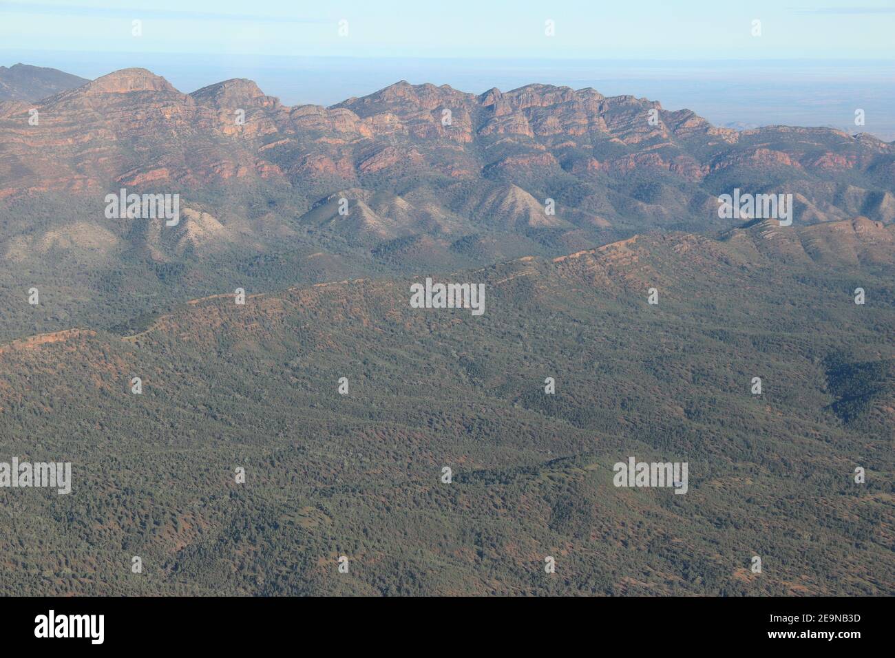 Aerial view of Flinders Ranges in South Australia Stock Photo - Alamy