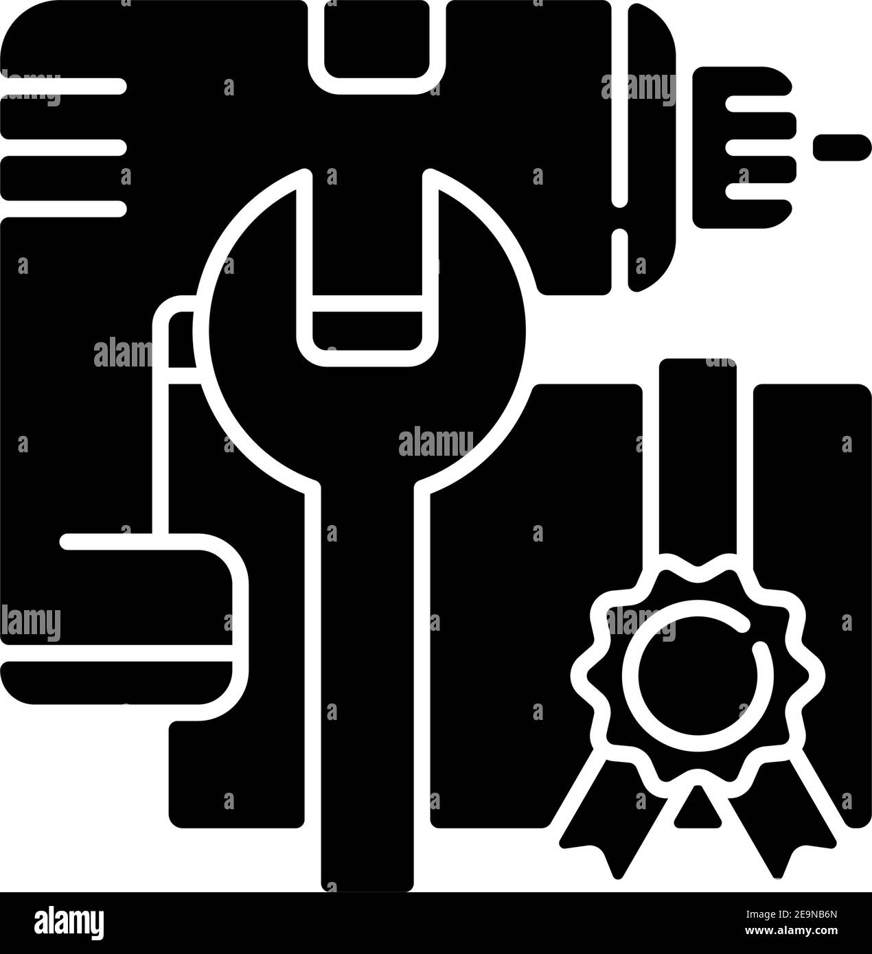 DIY workshop black glyph icon Stock Vector Image & Art - Alamy