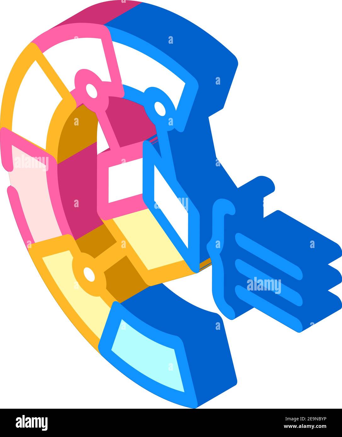 3d modeling process isometric icon vector illustration Stock Vector ...