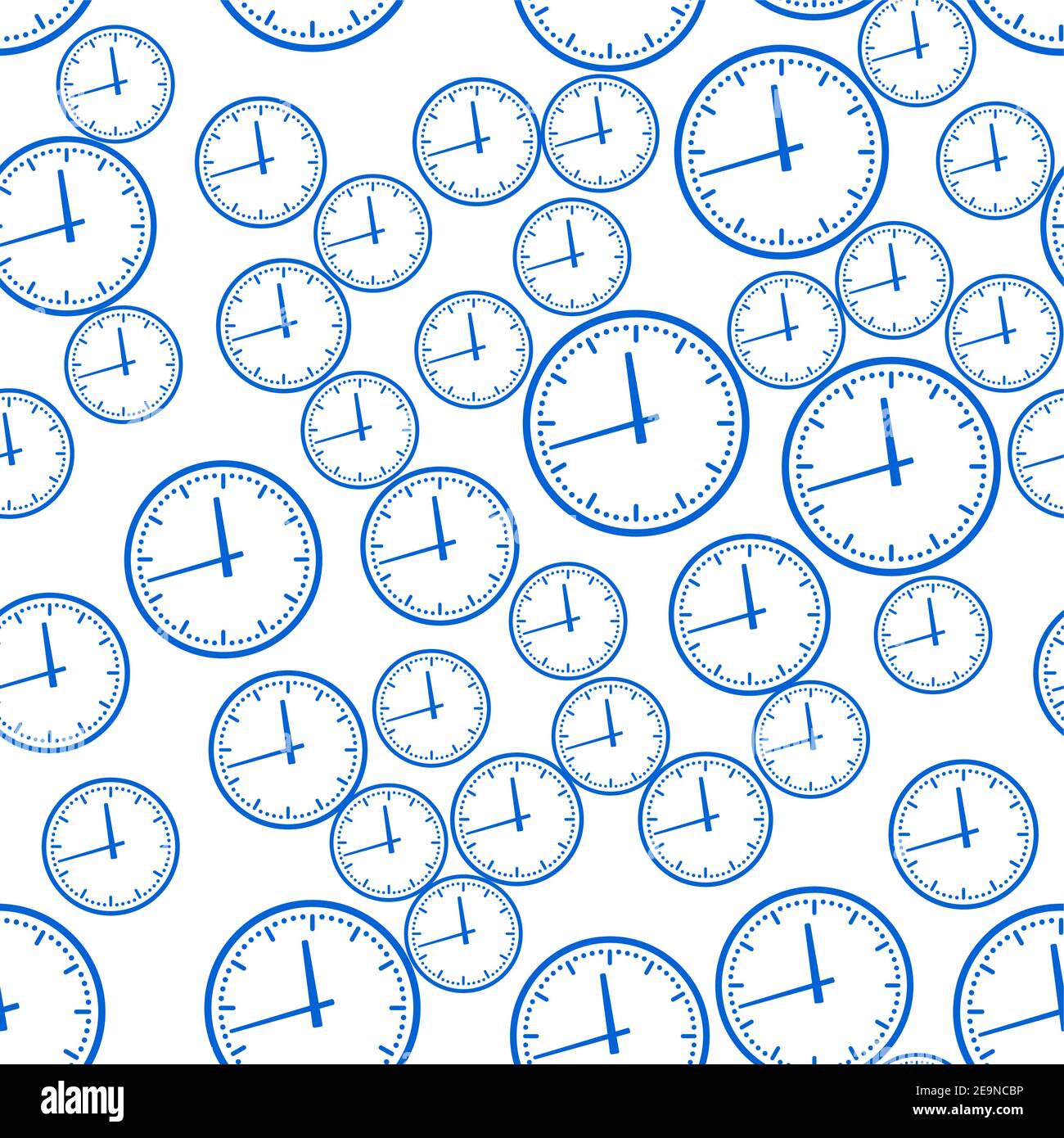 Seamless pattern of the abstract clock faces Stock Vector Image & Art ...