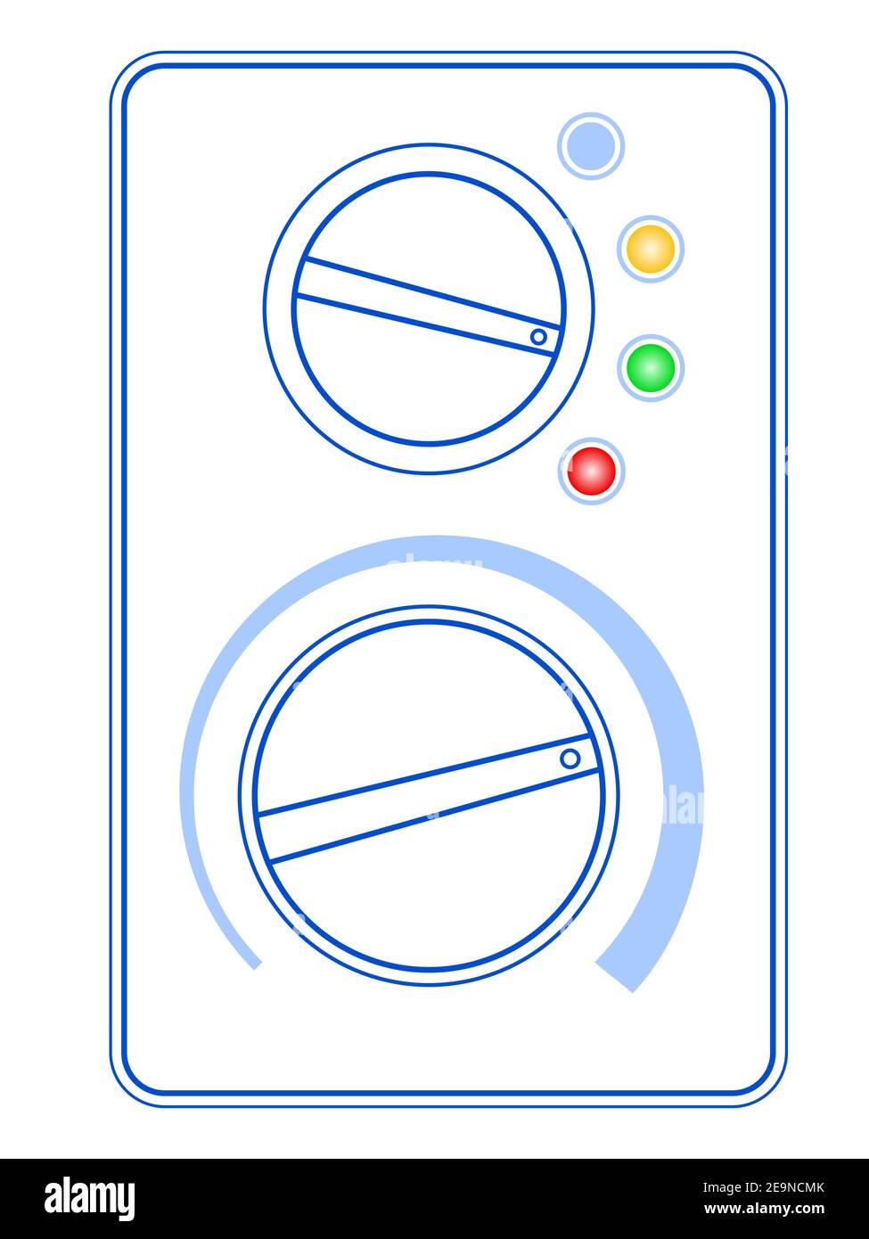 Illustration of the abstract control panel Stock Vector Image & Art - Alamy