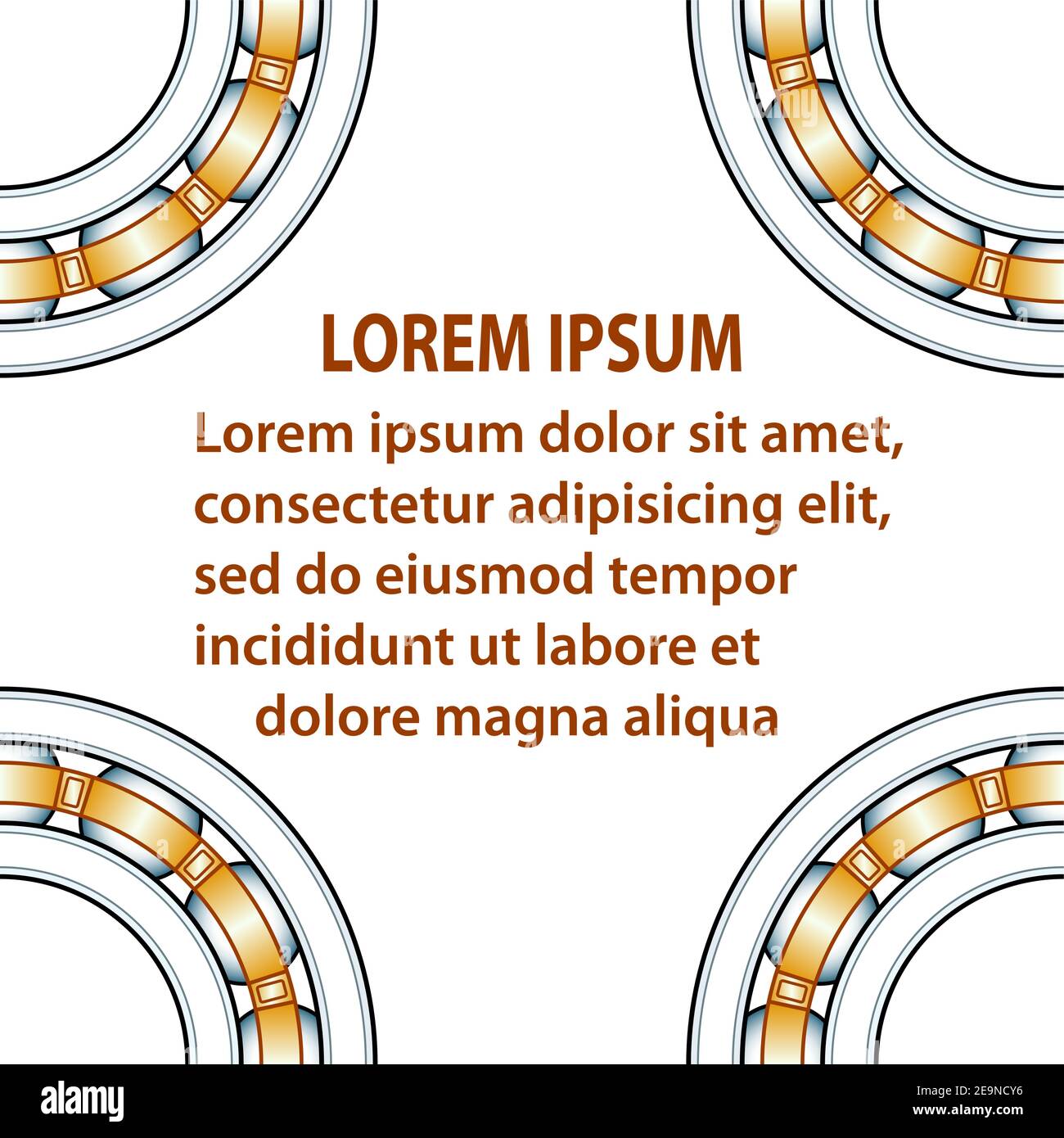 Illustration of the ball bearing design Stock Vector Image & Art - Alamy