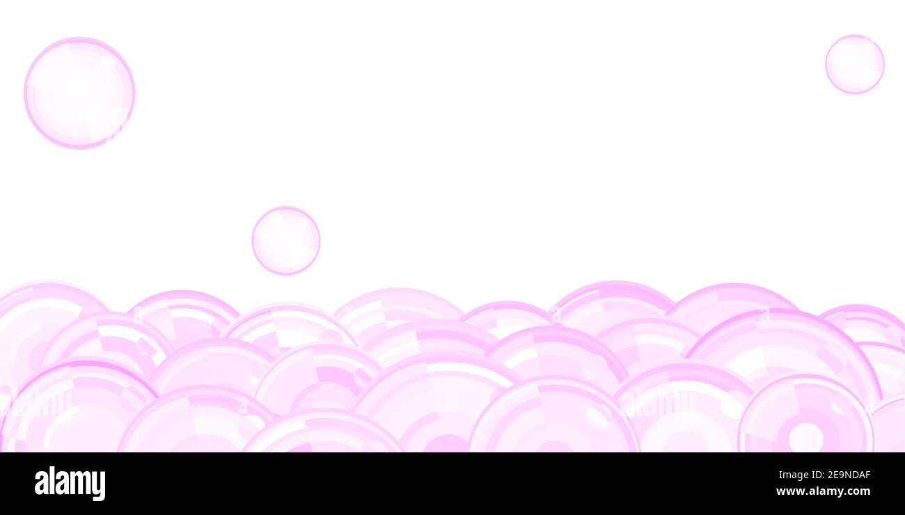 Illustration of the abstract pink bubbles background Stock Vector Image ...