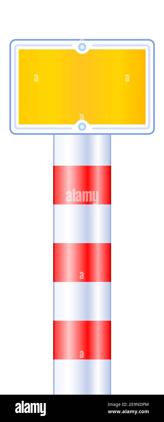 Distance marker kilometer marker Stock Vector Images - Alamy