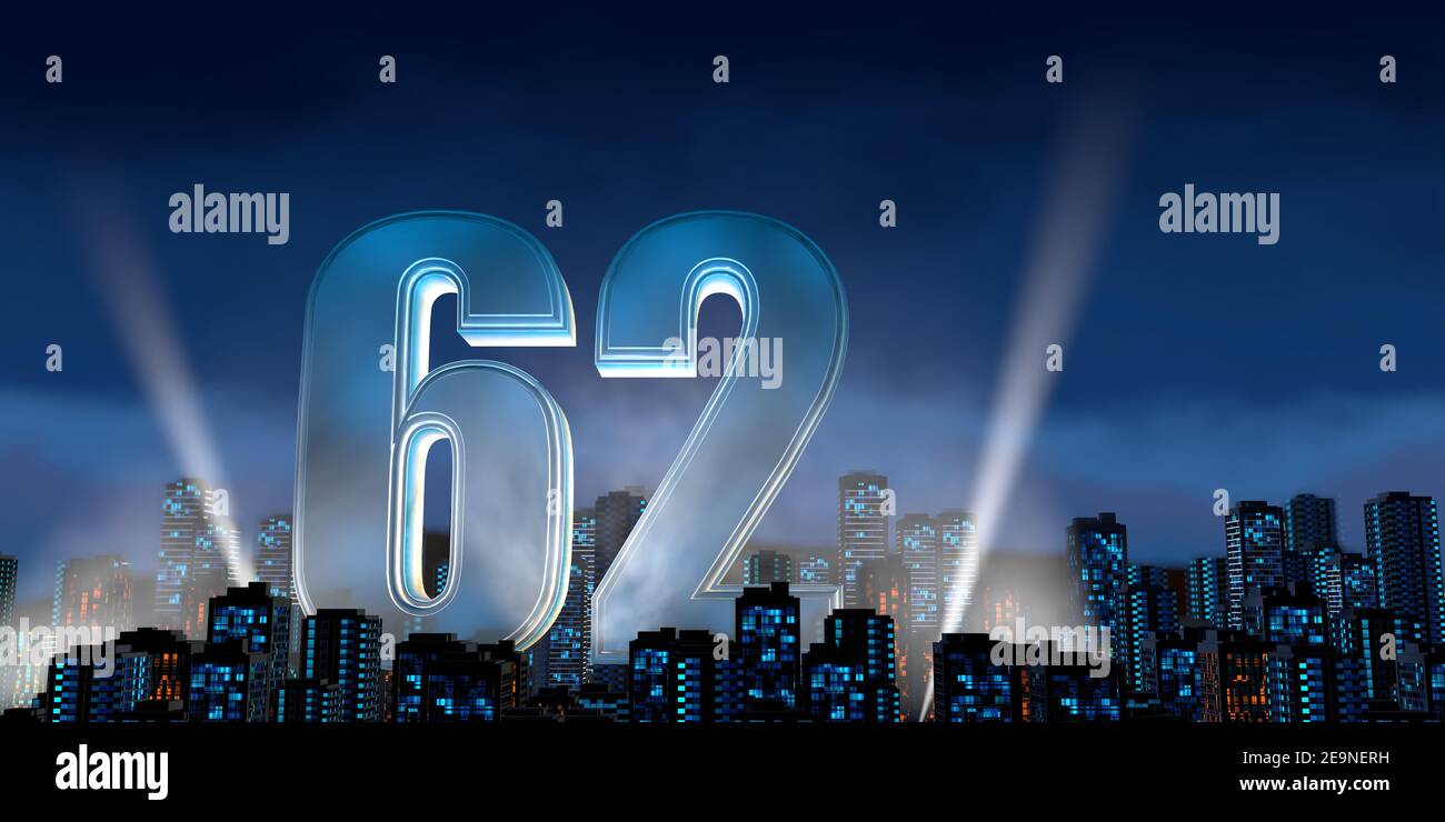 Number 62 High Resolution Stock Photography and Images - Alamy