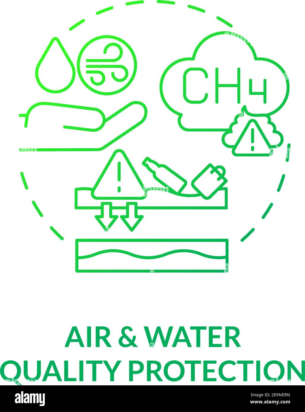 Waste water quality Stock Vector Images - Alamy