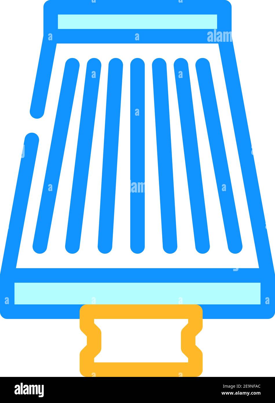 filter air cleaner accessory color icon vector illustration Stock ...