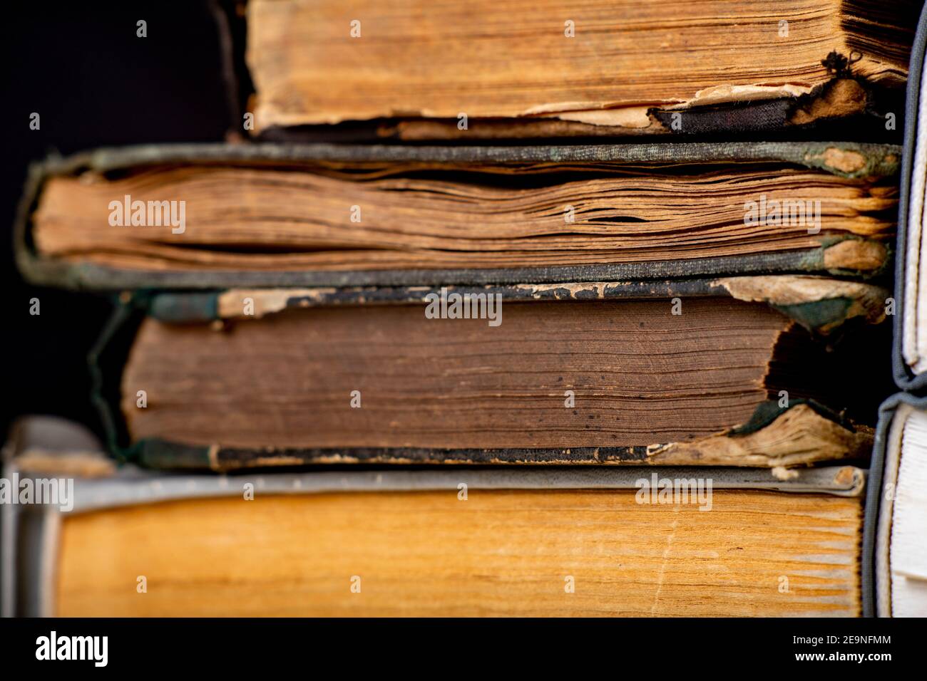 Old publications and cards with page markings. paper publications in ...