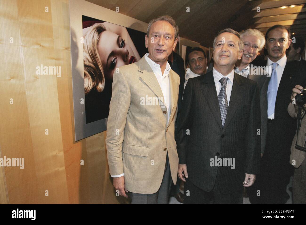 Paris Mayor, Bertrand Delanoe and Casablanca mayor, Mohamed Sajid ...