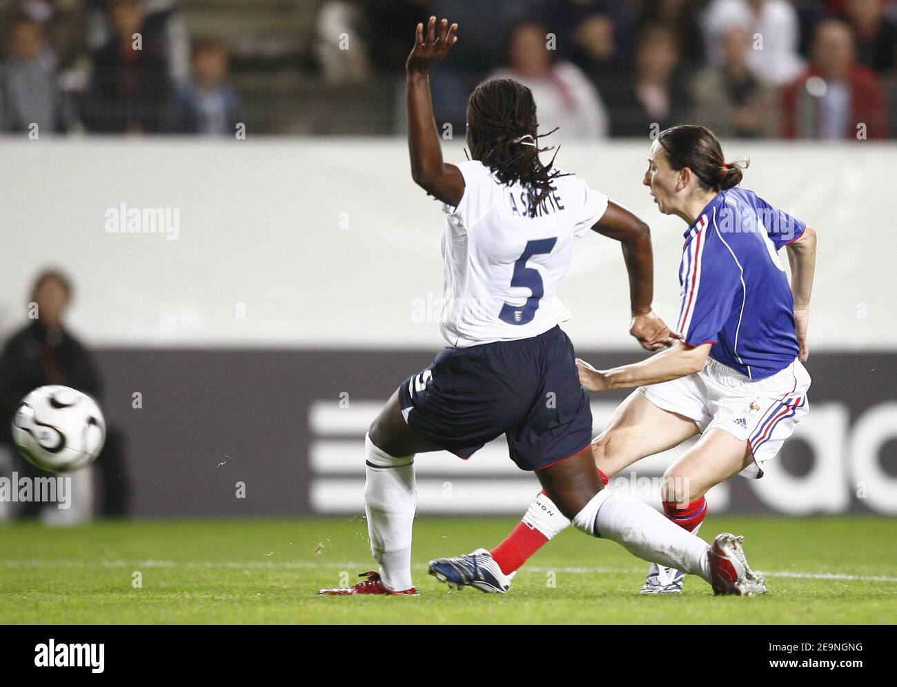 France's Marinette Pichon in action during the women's European ...