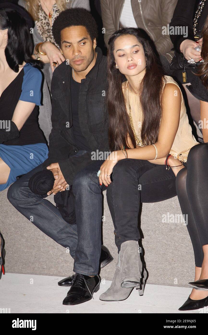 Lenny kravitz and daughter zoe kravitz hi-res stock photography and ...