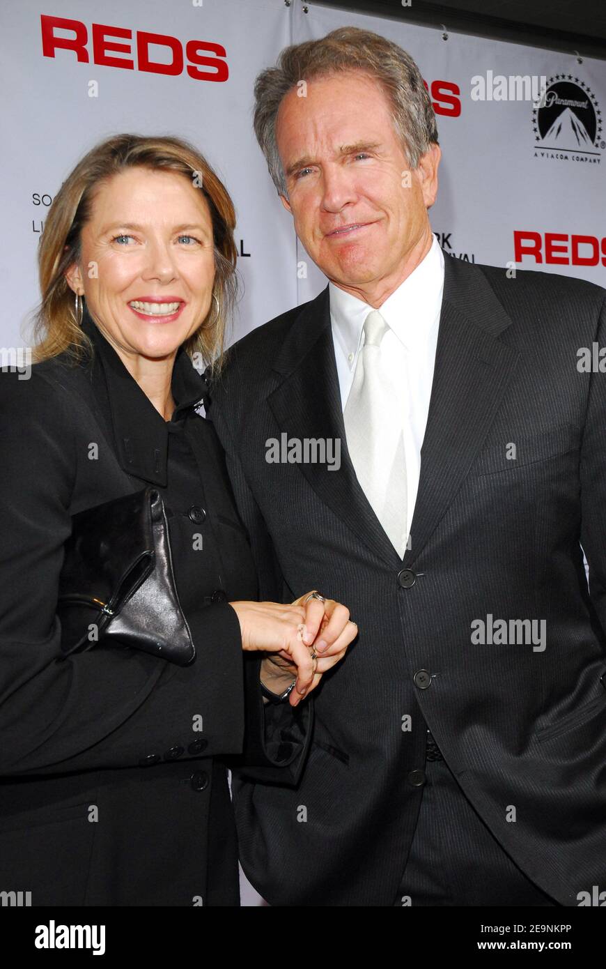 Actor Warren Beatty and his wife Annette Bening attend a Paramount Home ...