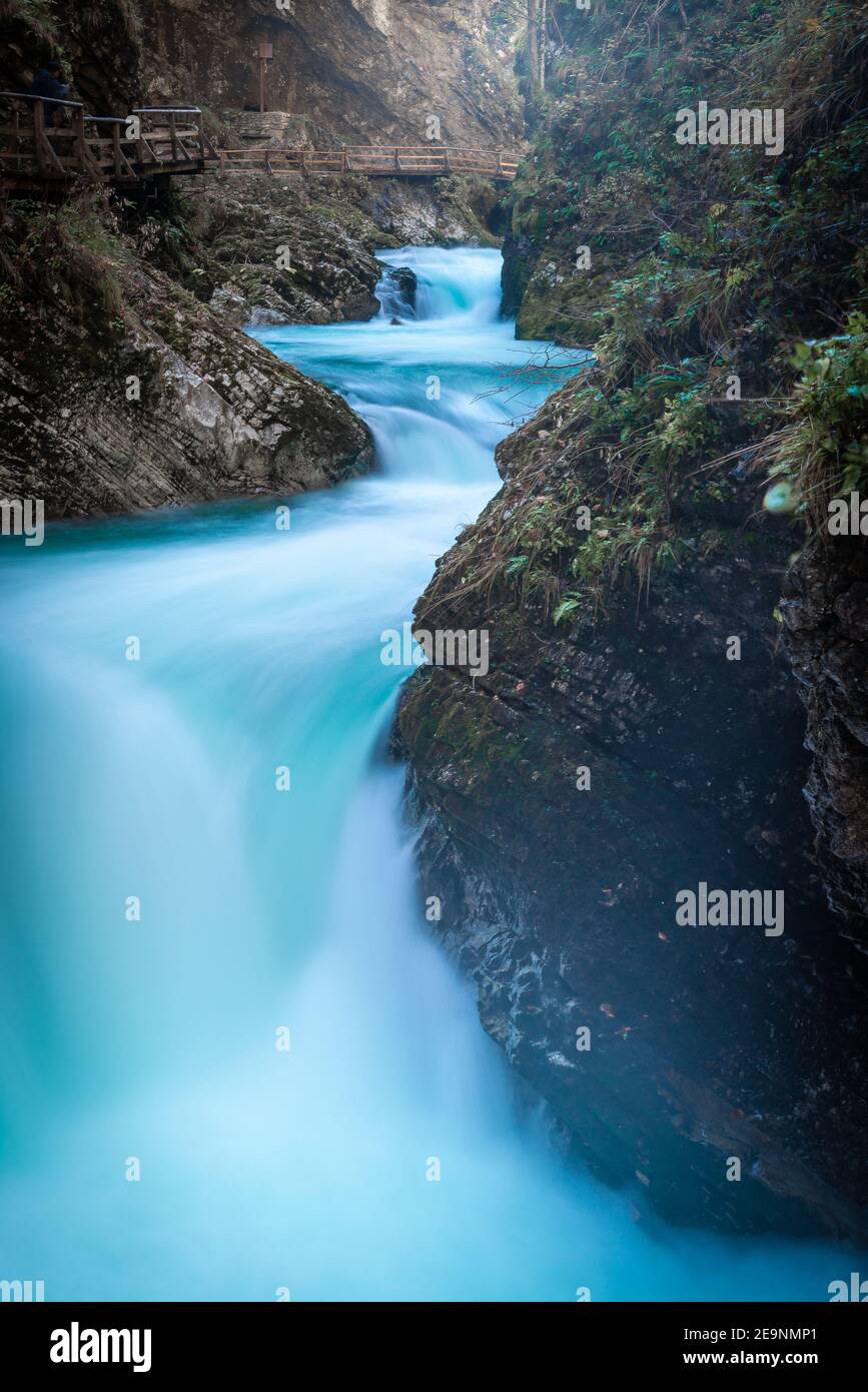 Vintgar gorge near Bled, Slovenia Stock Photo - Alamy