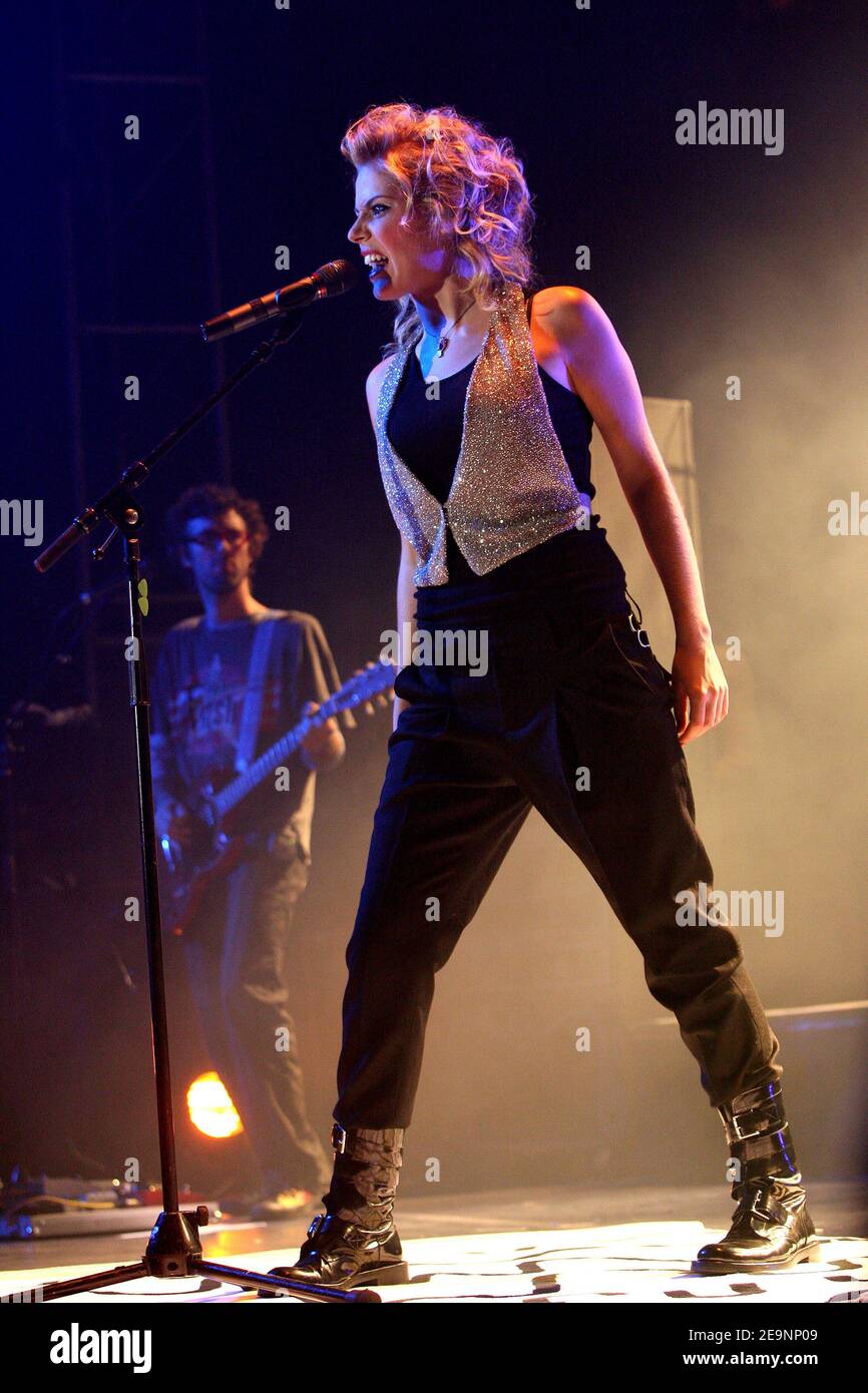 French singer and 'Star Academy' reality TV show contestant Emma Daumas ...