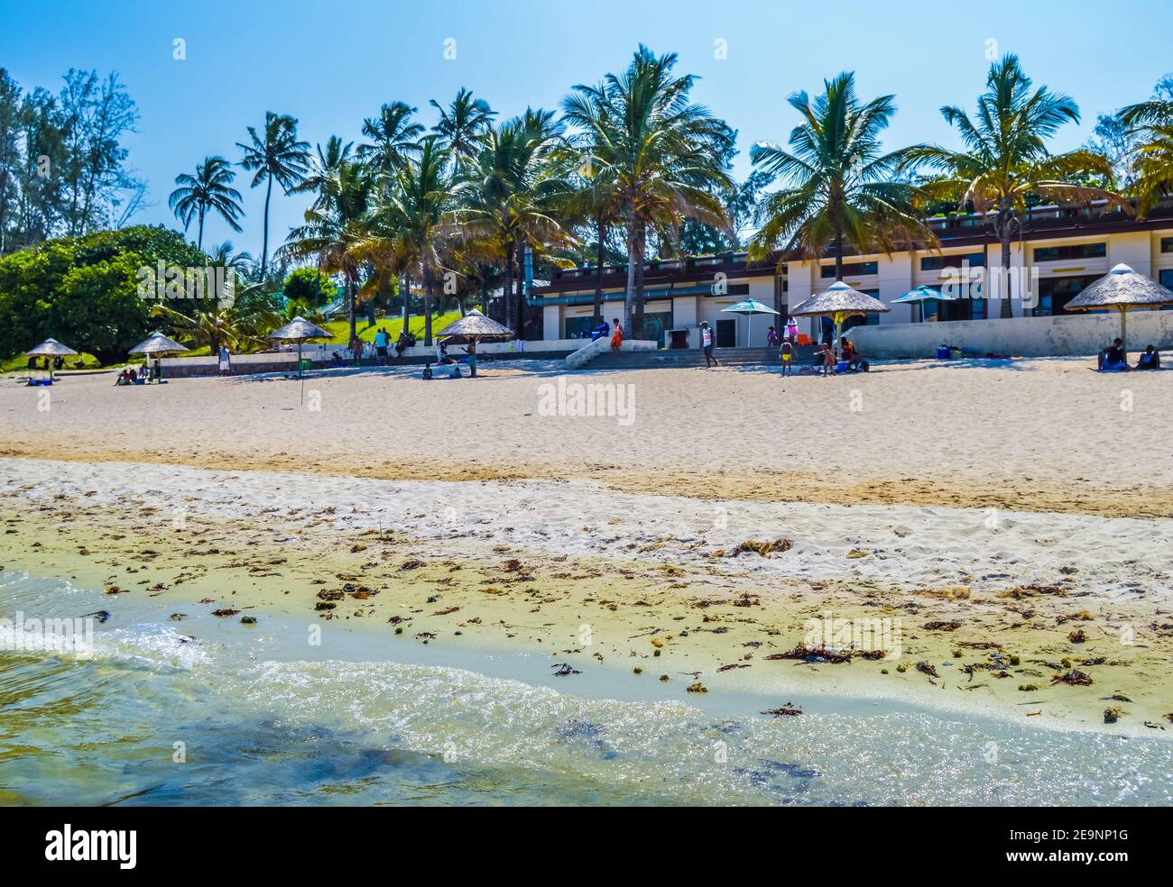 Beautiful ,pristine and Turquoise Maputo beach at Bilene with a lagoon ...