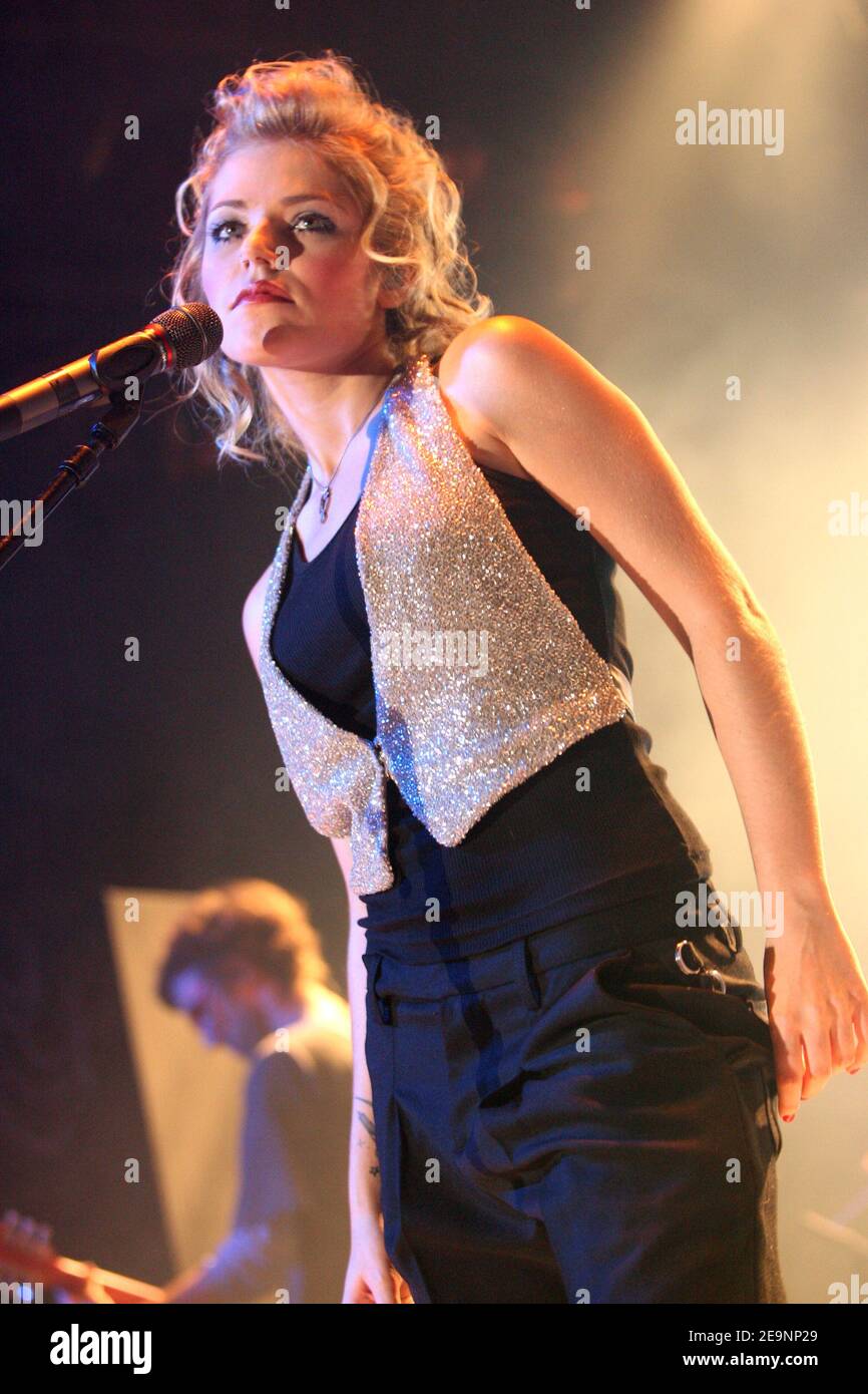 French singer and 'Star Academy' reality TV show contestant Emma Daumas ...