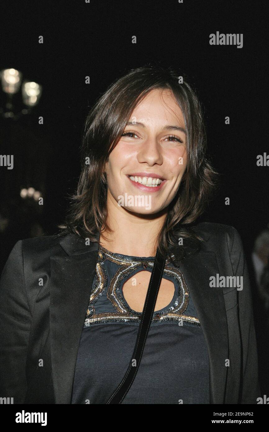 French actress Zoe Felix at Yves Saint-Laurent Spring-Summer 2007 Ready ...