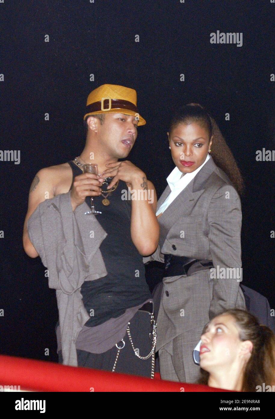 US singer Janet Jackson attends the Jean-Paul Gaultier's 30th ...