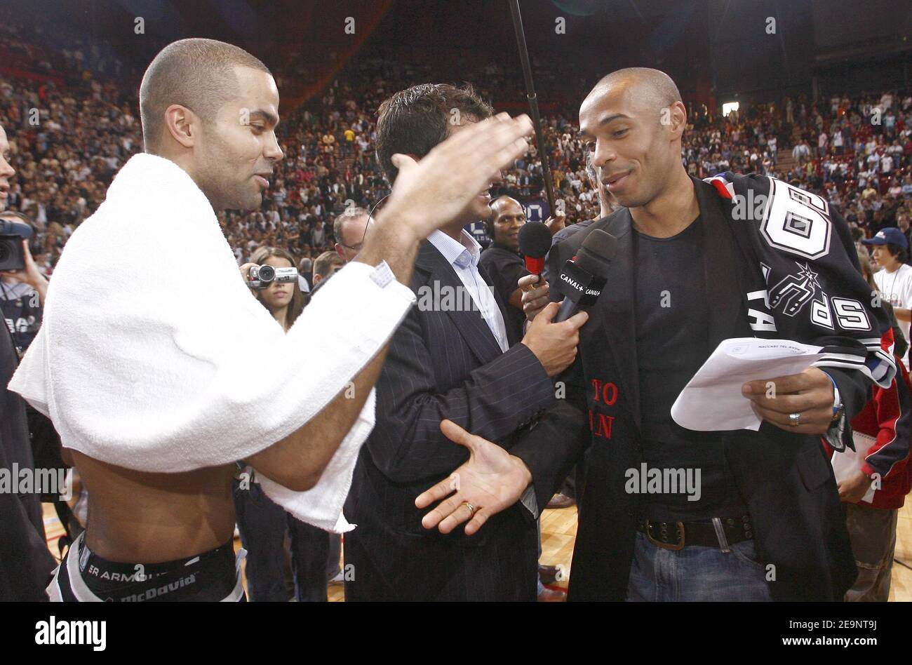 Thierry Henry And Tony Parker