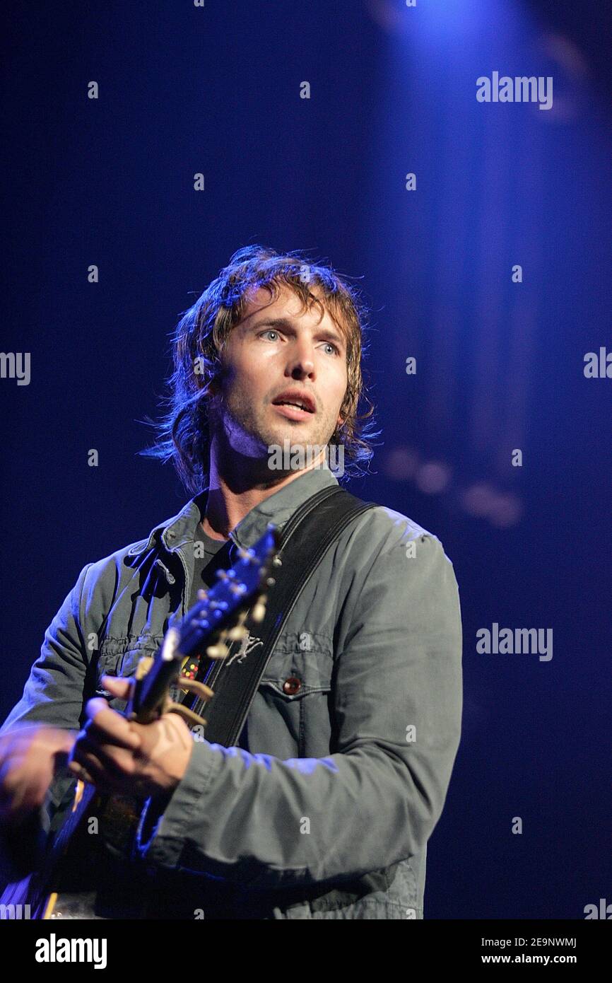 Singer, James Blunt performs live in concert at the Radio City Music ...
