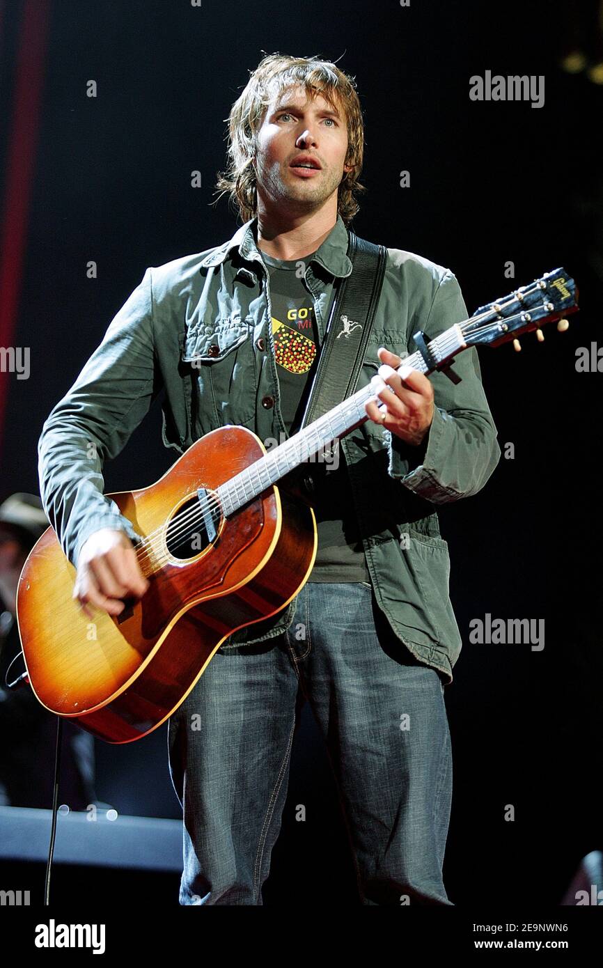 Singer, James Blunt performs live in concert at the Radio City Music ...