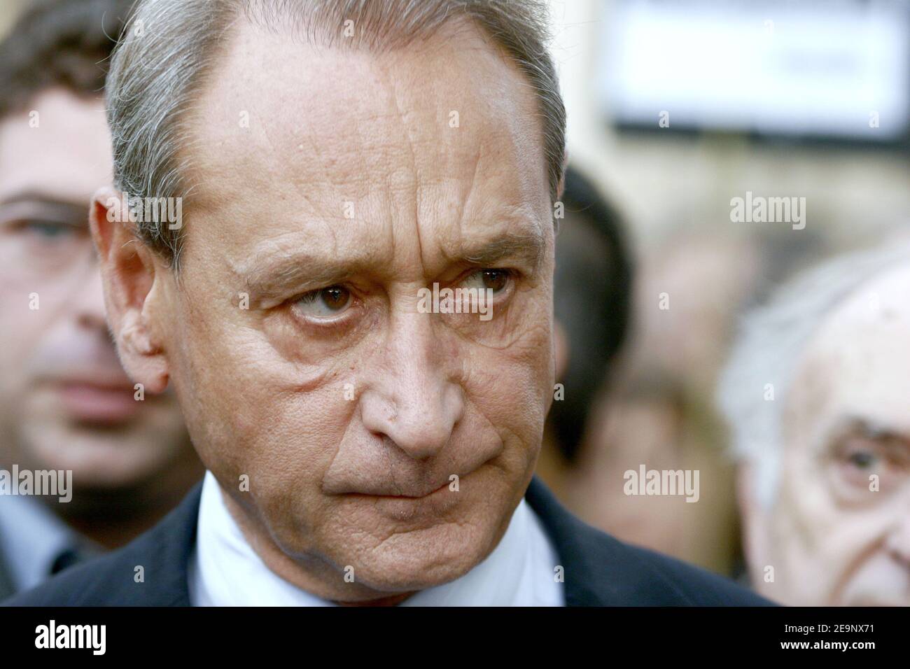 Paris's mayor Bertrand Delanoe attends a gathering in memory of Anna ...