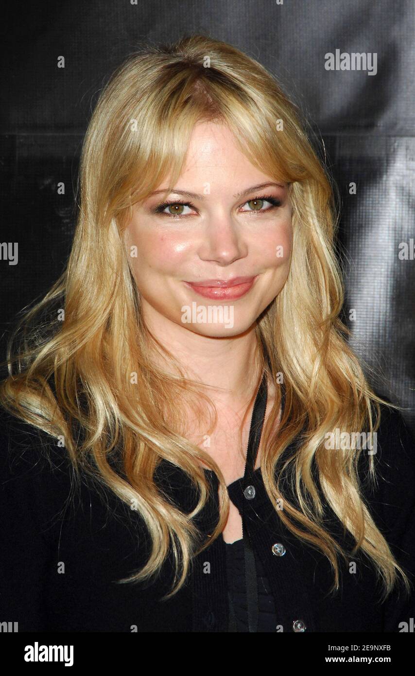 Actress Michelle Williams attends the Donna Karan 'Gold' fragrance ...