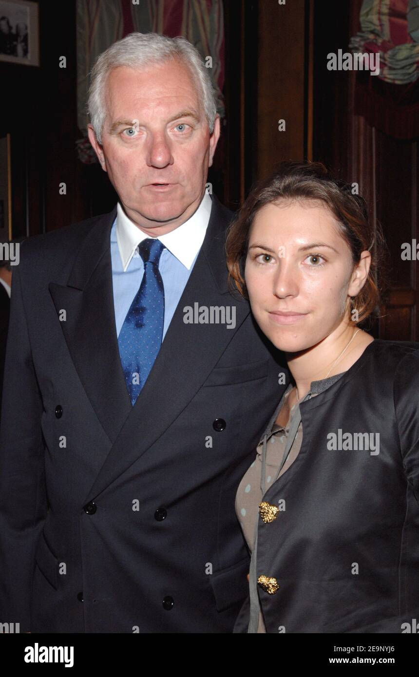 Jean Gabin's son Mathias Gabin and his daughter attend the 2006 'Jean ...