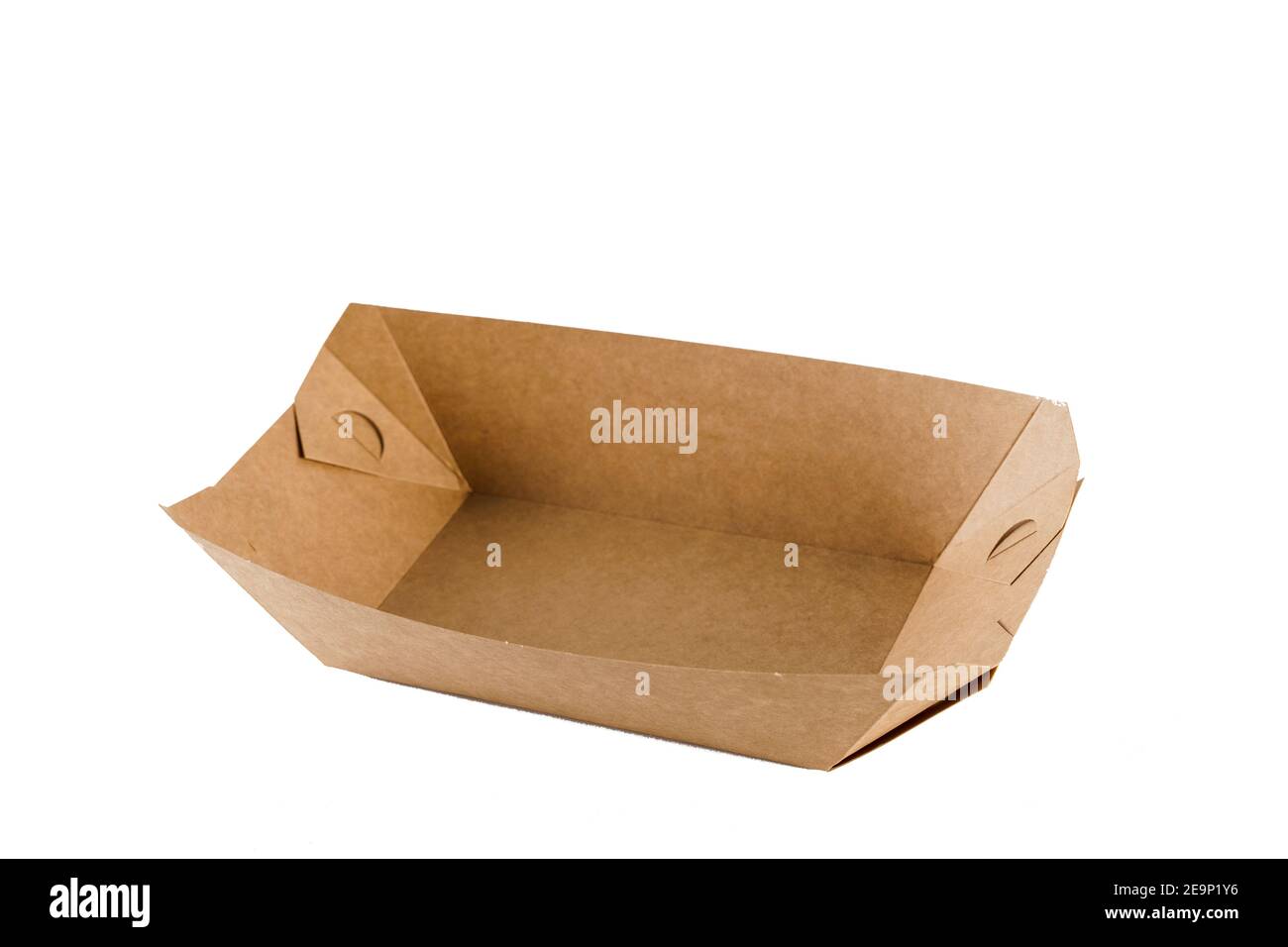 Eco natural plate for food with empty space. Disposable ecological ...