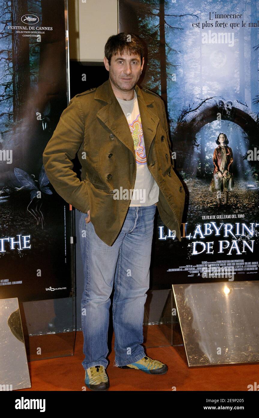 Spanish actor Sergi Lopez poses for the premiere of 'Le Labyrinthe De ...