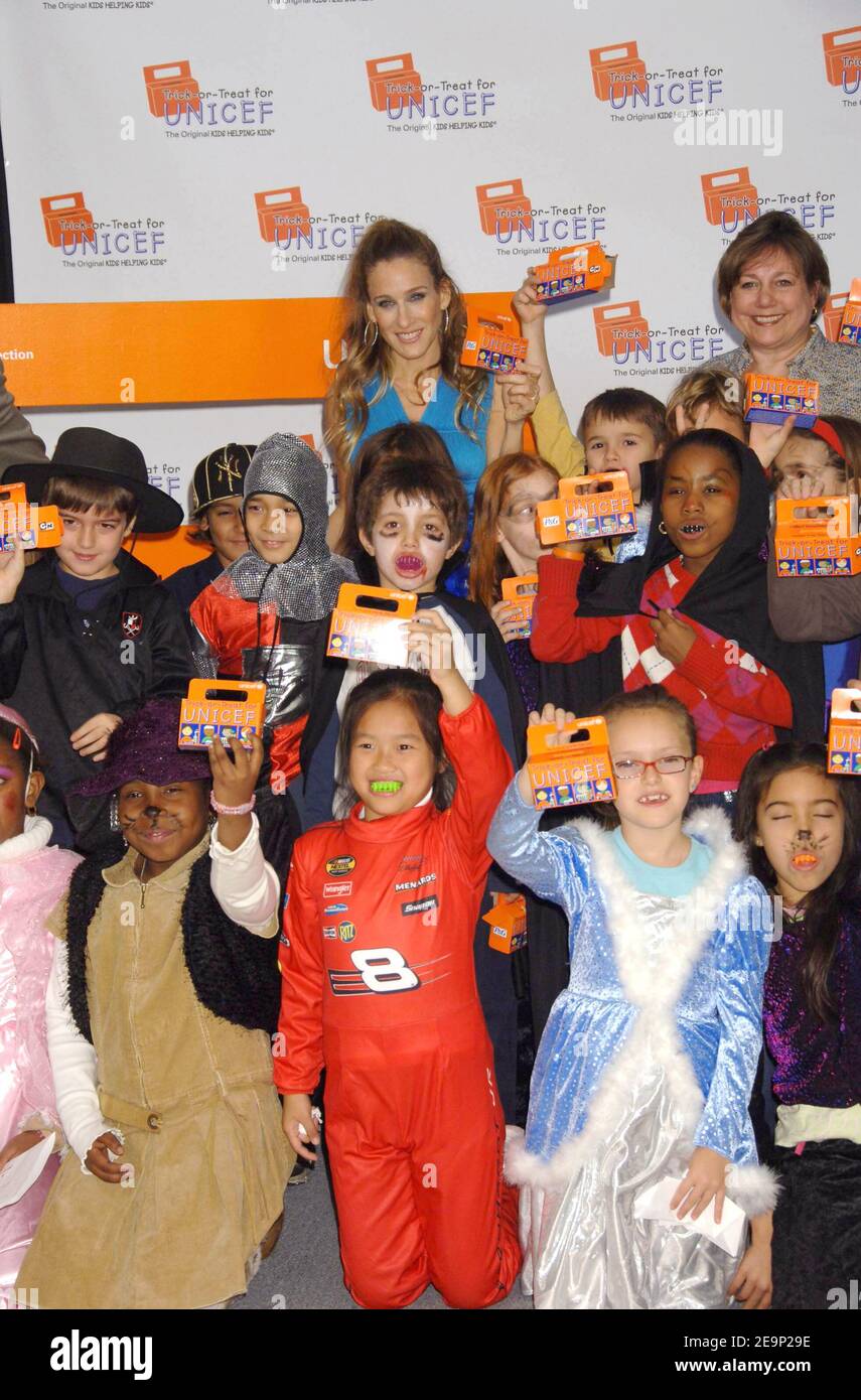 Sarah Jessica Parker attends the Trick-or-Treat for UNICEF press ...