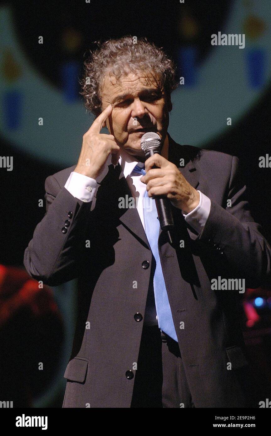 French singer Pierre Perret celebrates his 'jubile' as a singer with a ...