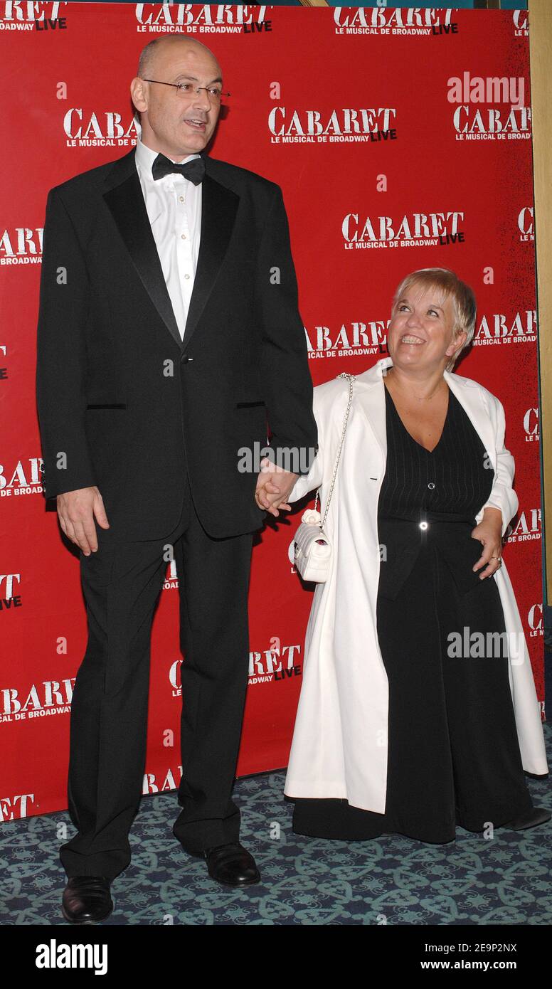 French actress Mimie Mathy and her husband Benoist Gerard pose for ...