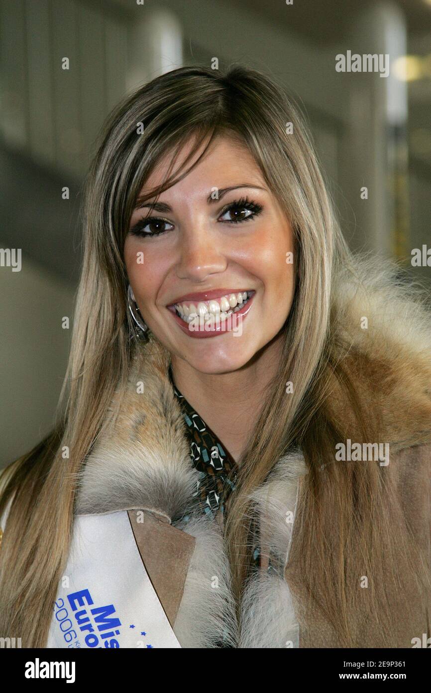 New Miss Europe 2006, French Miss France Alexandra Rosenfeld arrives at ...