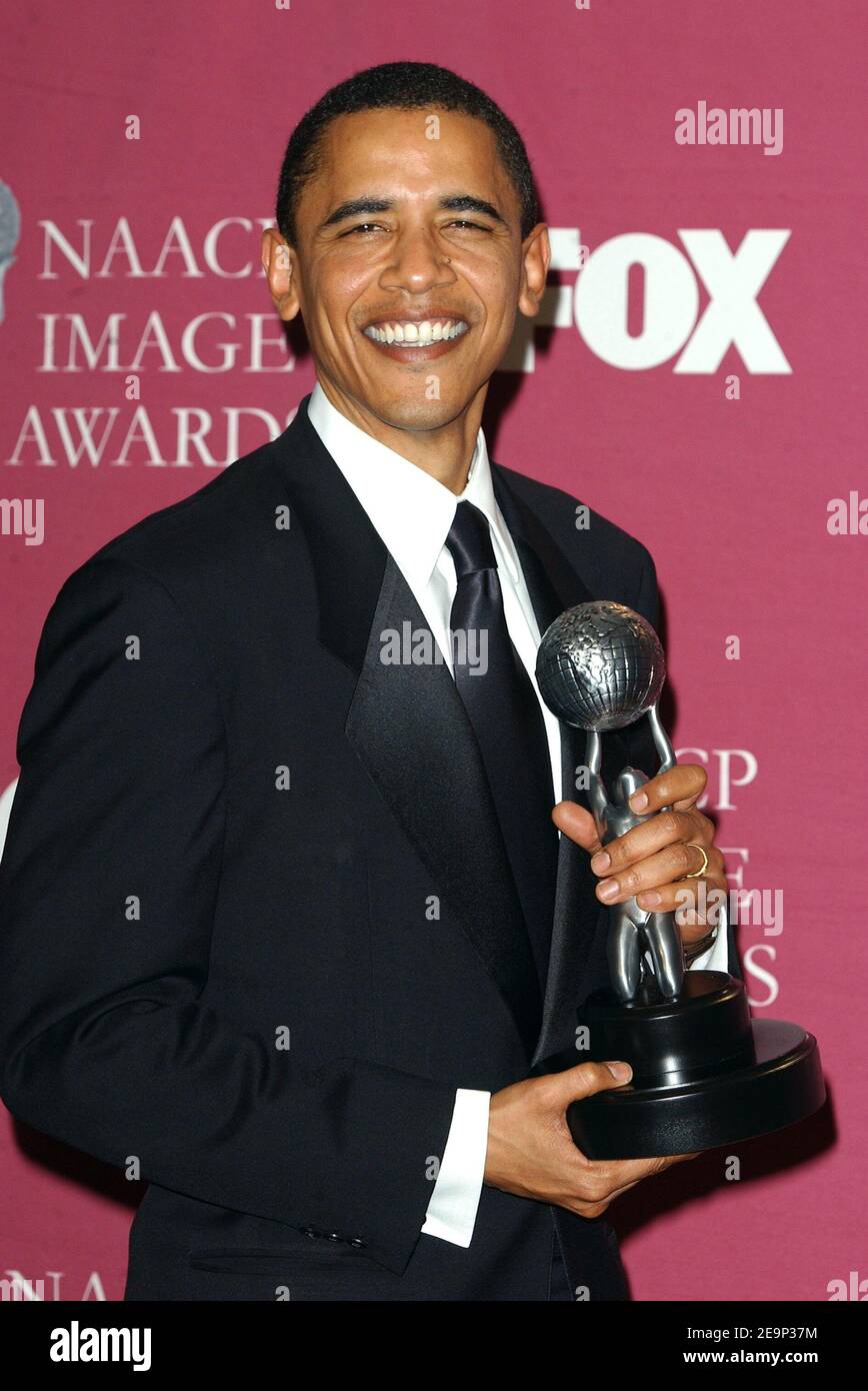 Sen. Barack Obama attends the 36th NAACP Image Awards at the Dorothy ...