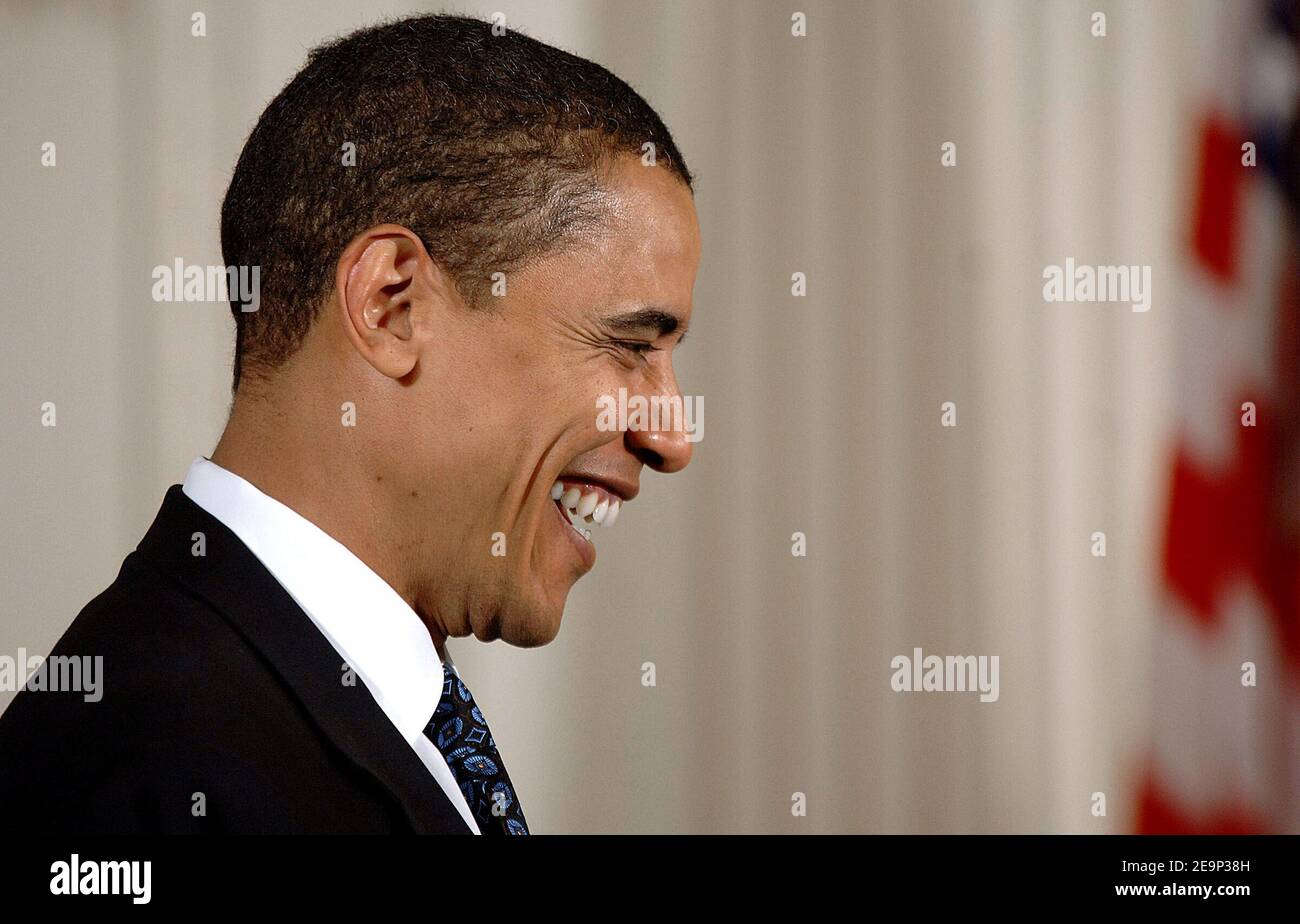 Sen. Barack Obama (D-IL) participates at an event for the Chicago White ...