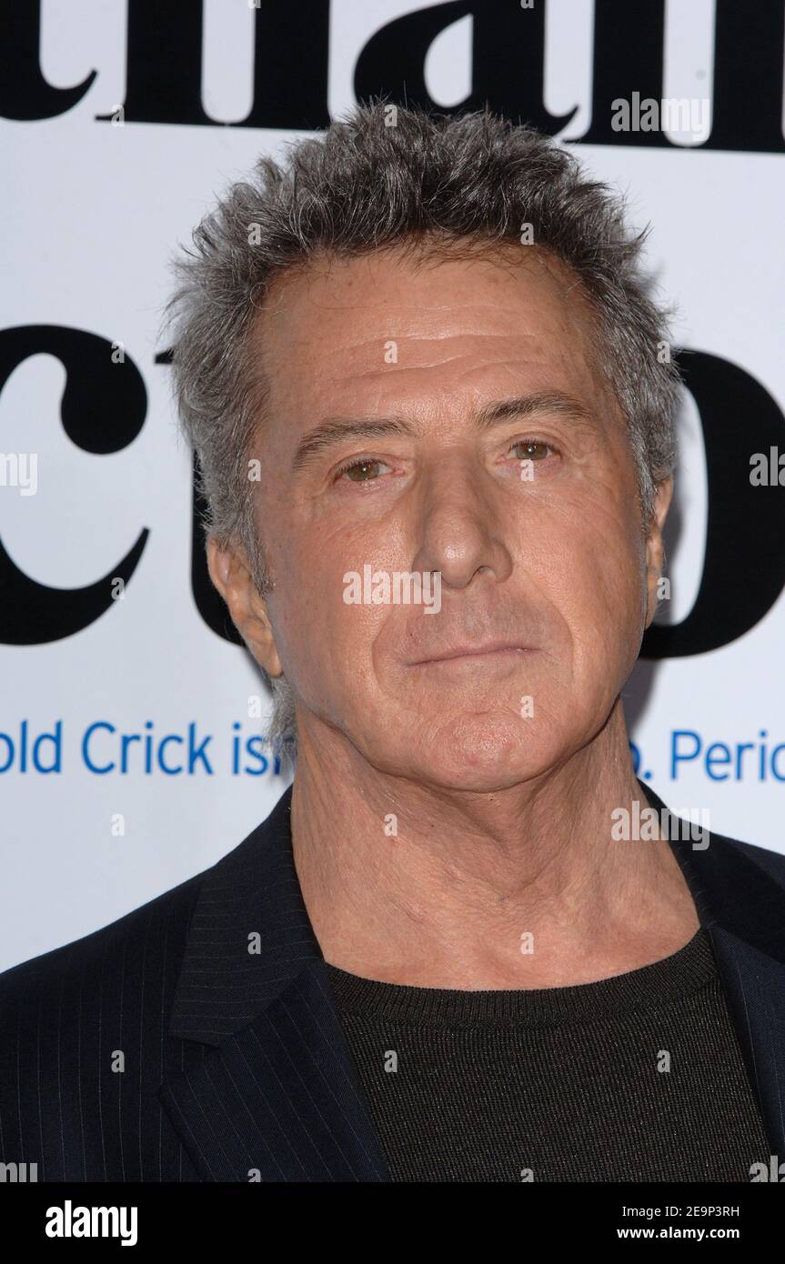 Dustin Hoffman attends the premiere of 'Stranger Than Fiction' held at ...