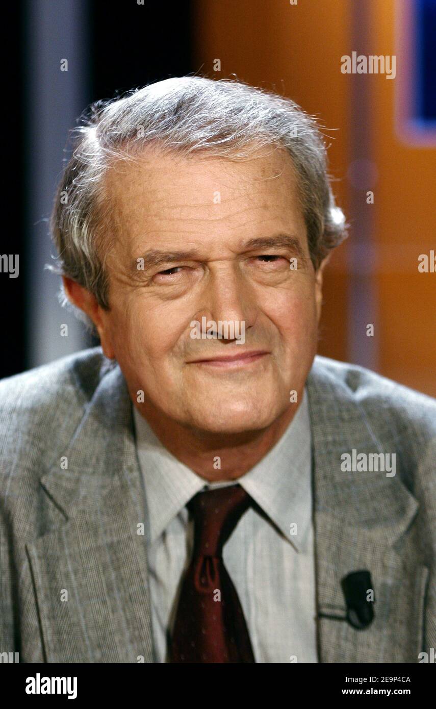 Philippe Alexandre is seen during the taping of TF1 channel TV Show ...