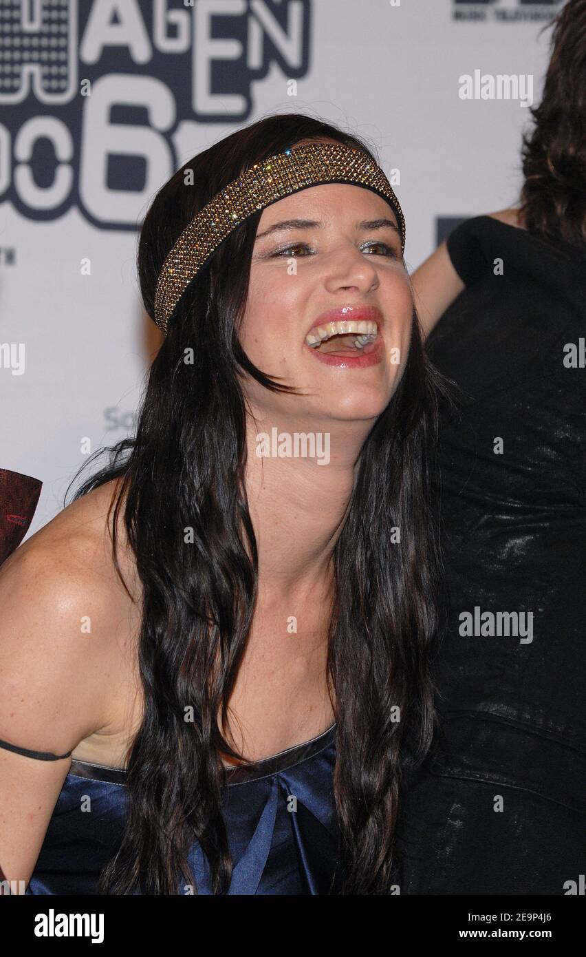 US actress & singer Juliette Lewis arrives to the 2006 MTV Europe ...