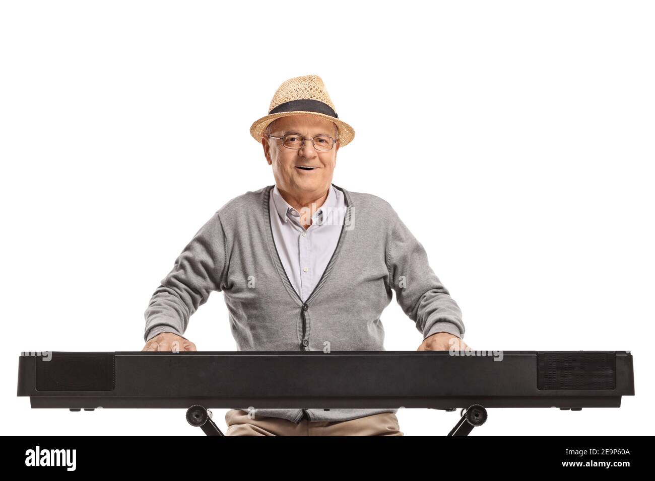 Elderly playing piano hi-res stock photography and images - Alamy