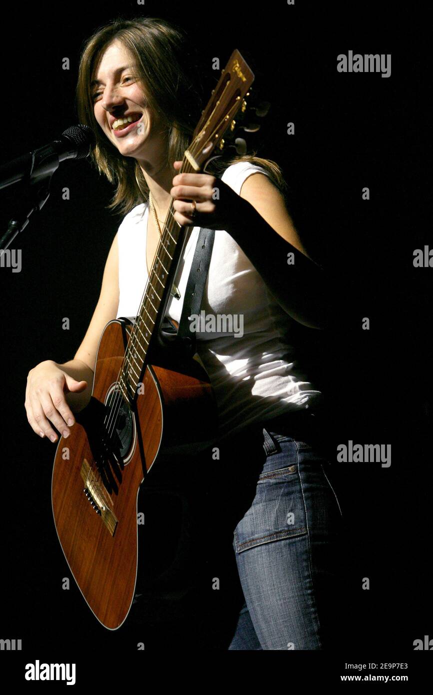 French singer Anais performs live at l'Olympia in Paris, France, on ...