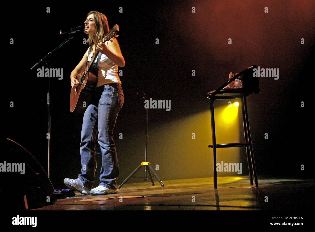 French singer Anais performs live at l'Olympia in Paris, France, on ...