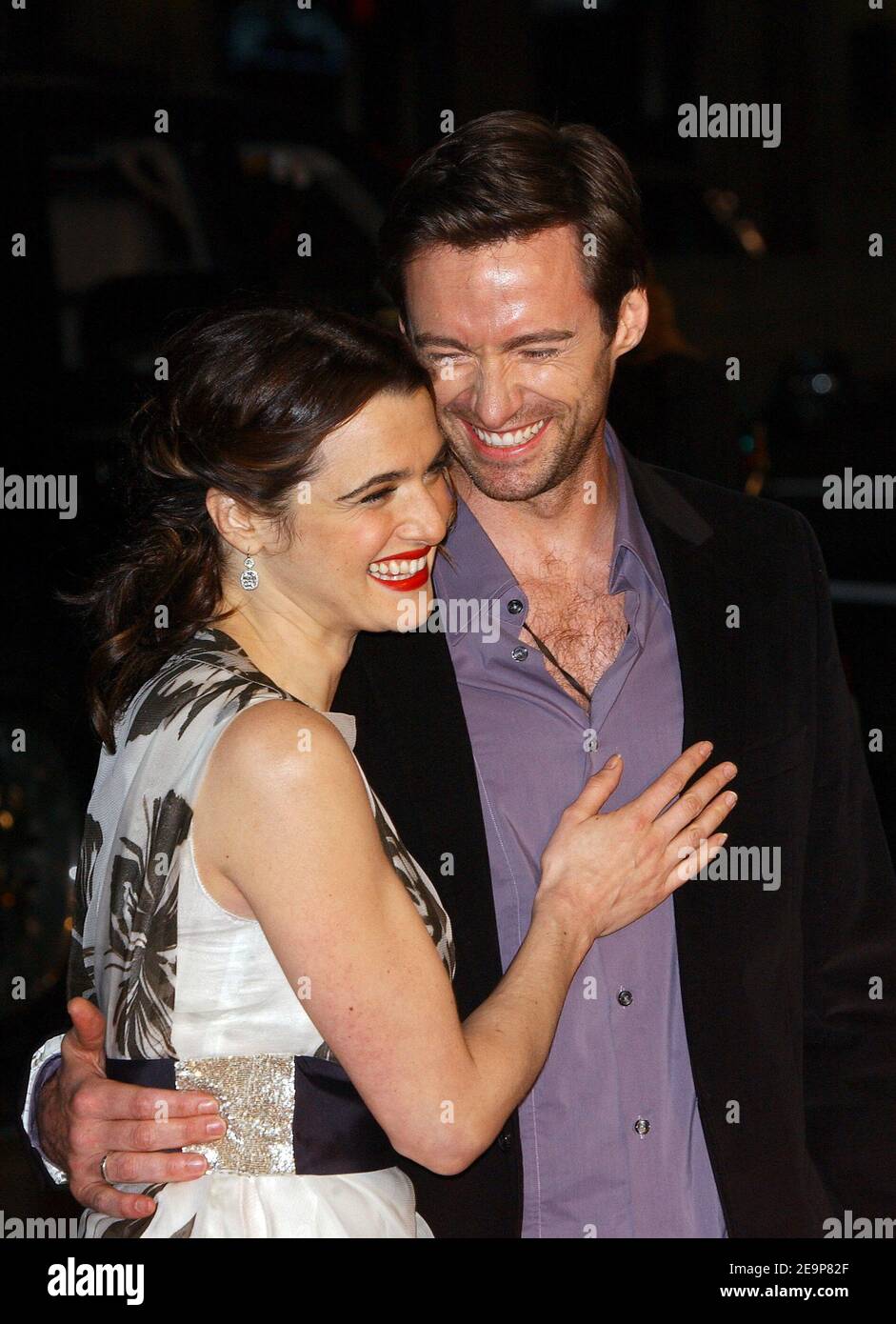 Hugh Jackman and Rachel Weisz attend the premiere of Warner Bros 'The ...