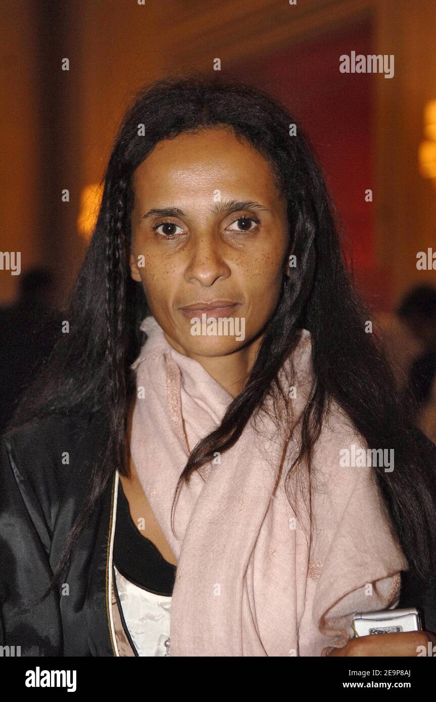 Karine Sylla attends the exhibition 'Les Coulisses du Mariage' at the ...