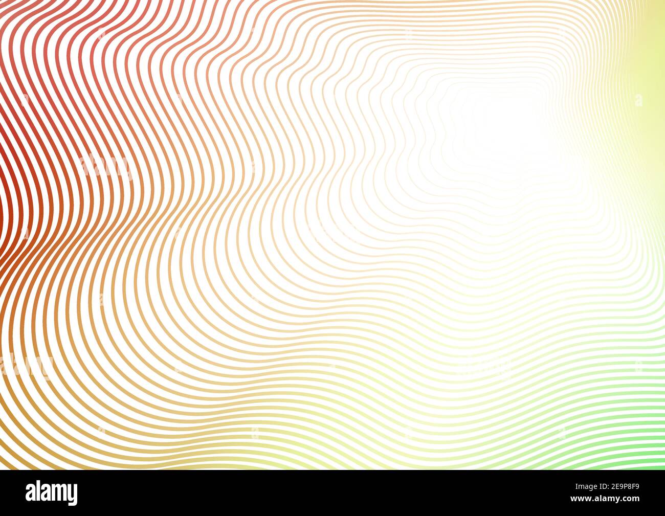 Fractal pattern, flash concept. Red, orange, yellow, green waves, shiny ...