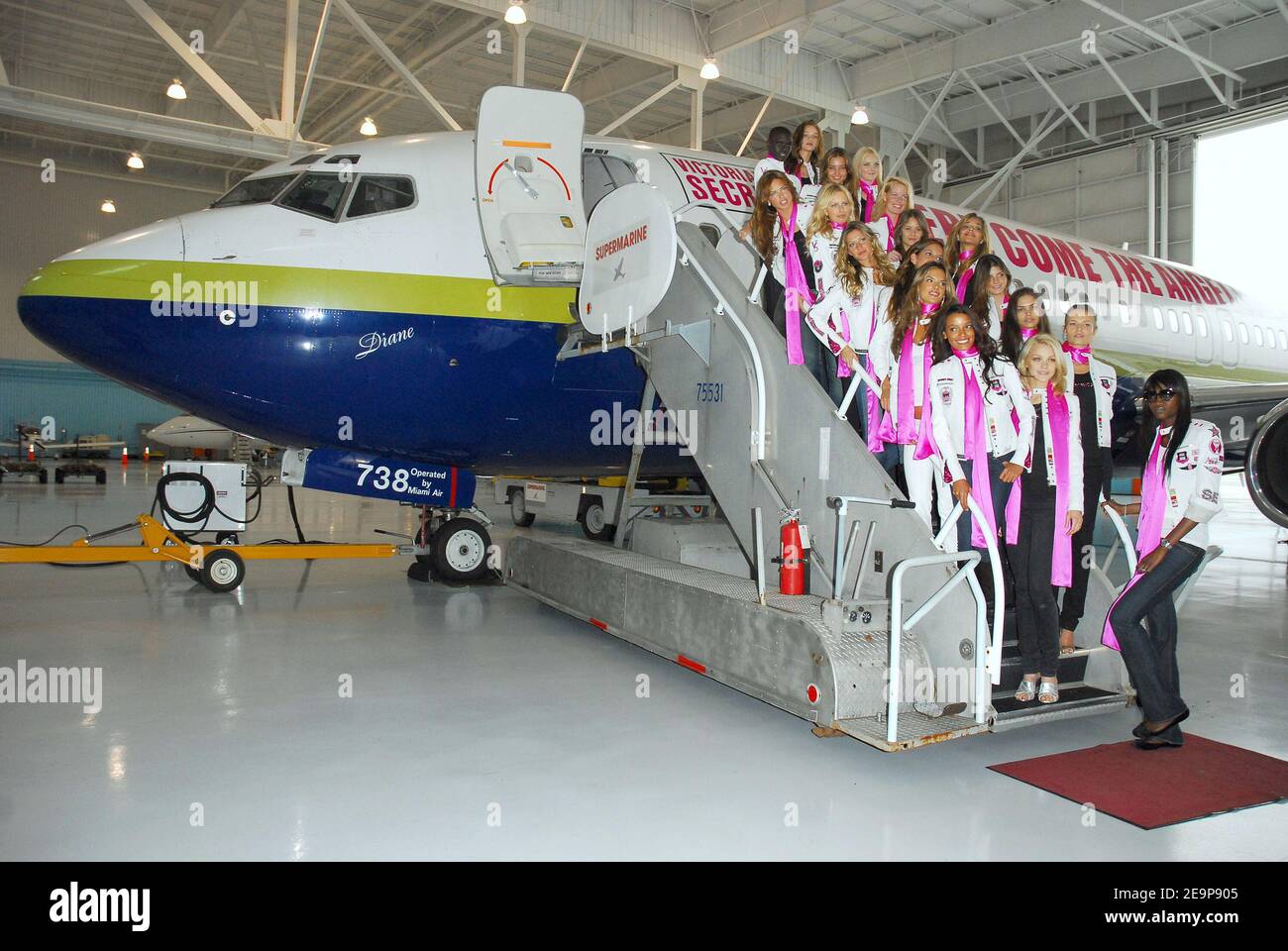 Victoria's Secret Models appear at Stewart International Airport to ...