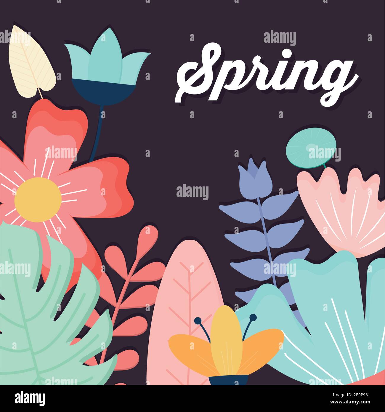 Flower lyrics Stock Vector Images - Alamy