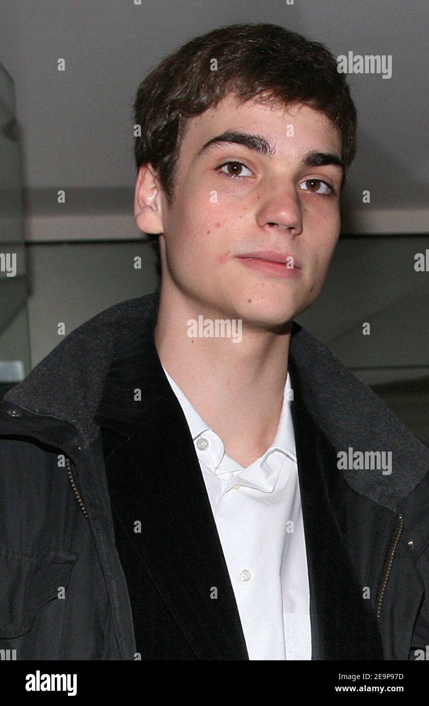 EXCLUSIVE. French actor Yves Montand's son Valentin arrives at the ...