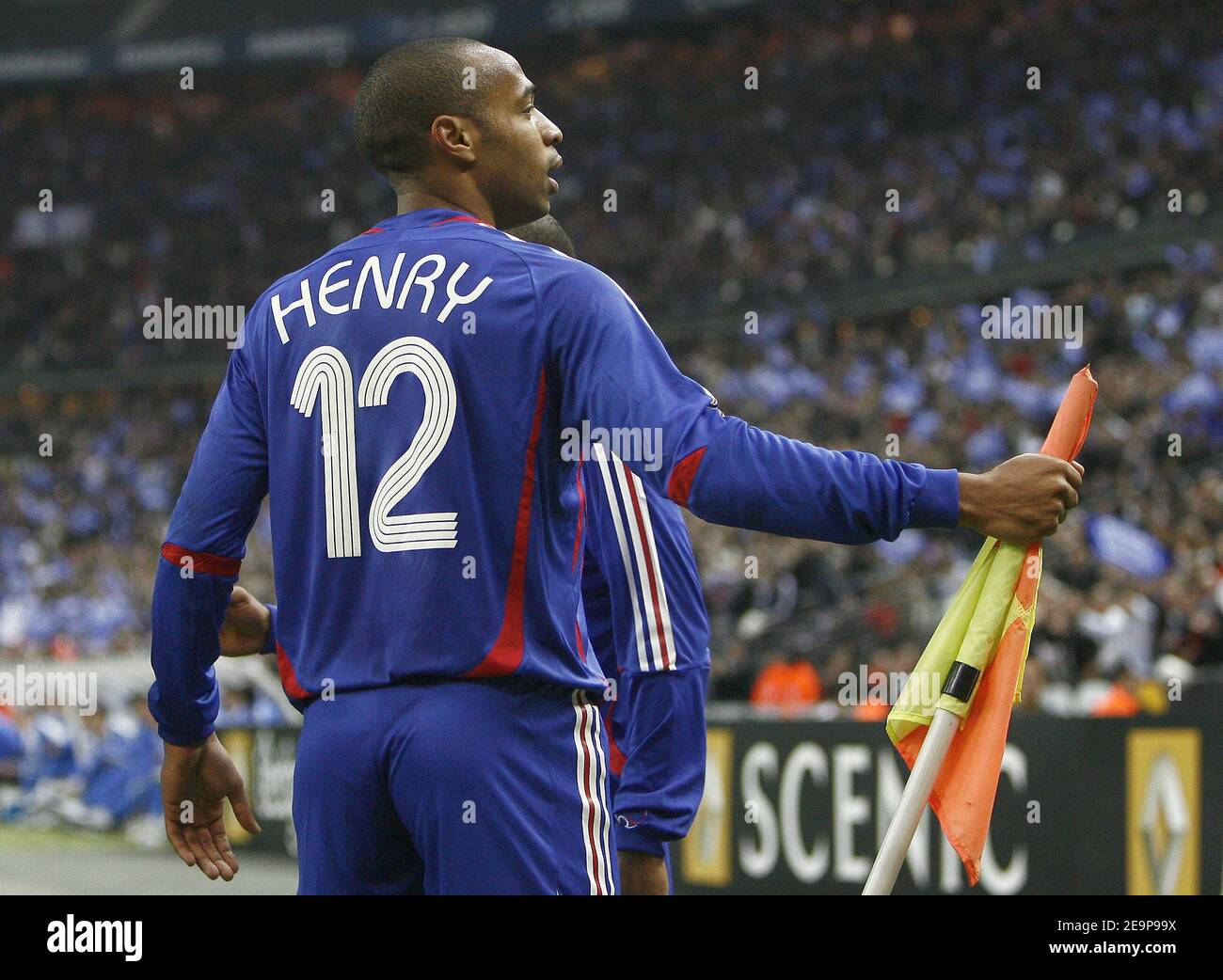 France's Thierry Henry celebrates after scoring during International ...